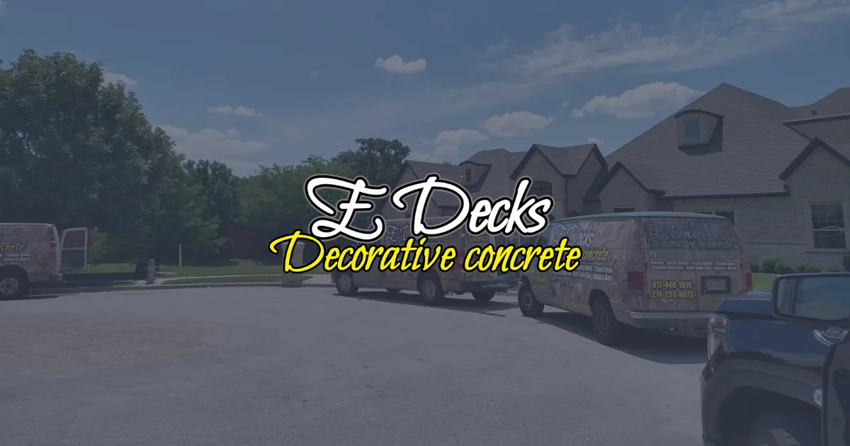 EDecks Decorative Concrete | Decorative Concrete Contractor
